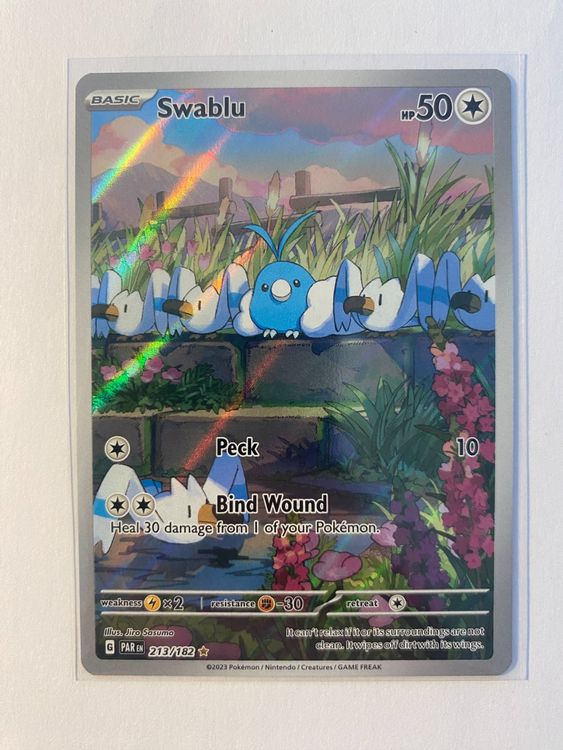 Pokemon Swablu 213/182 Paradox Rift EN (Neu (gemäss Beschreibung)) in ...