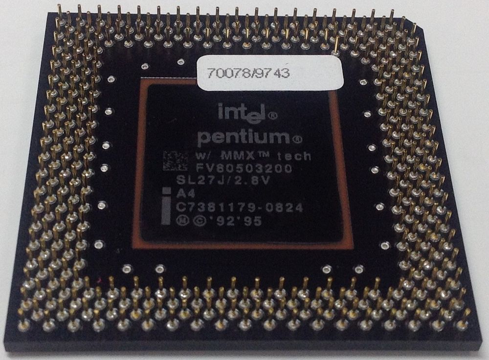 Intel SL27J Pentium MMX Prozessor 200MHz PPGA296 (Gebraucht) in Reinach ...