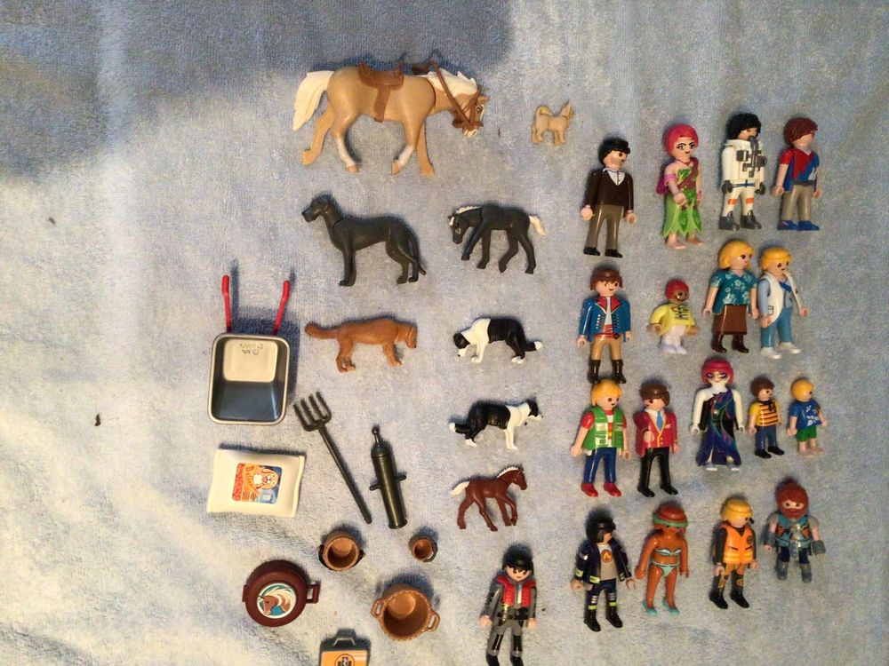 Playmobil viele Figuren . Tiere und teile | Kaufen auf Ricardo