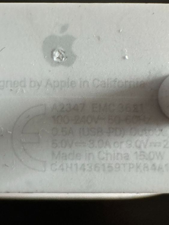 APPLE 20W USB‑C Power Adapter A2347 (Gebraucht) in Zürich für CHF 8.4 ...
