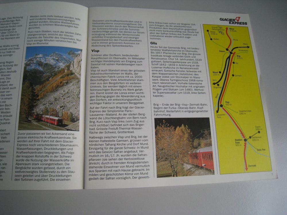 Glacier Express Reiseführer von 1985 (Gebraucht) in Buchs ZH für CHF 7 – mit Lieferung auf ...