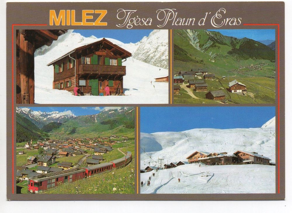 MILEZ Tgèsa Chalet Plaun d'Eraz André Schmid Sedrun Skilift | Kaufen auf Ricardo