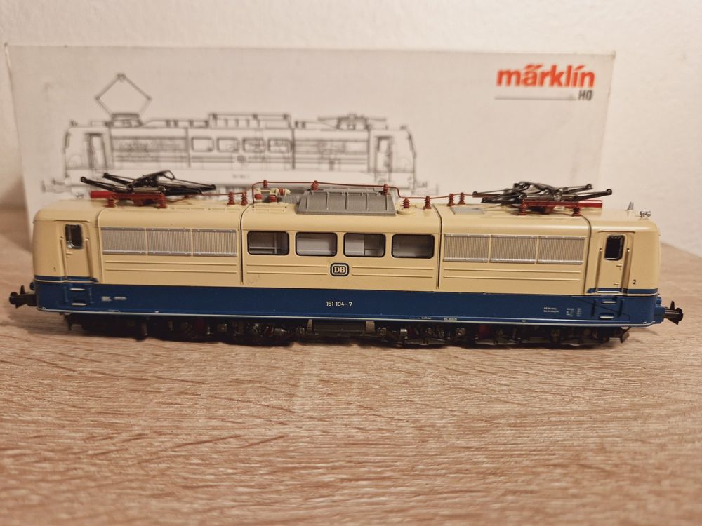 Märklin 3058 E-Lok BR 151 104-7 DB H0 OVP NEU | Kaufen auf Ricardo