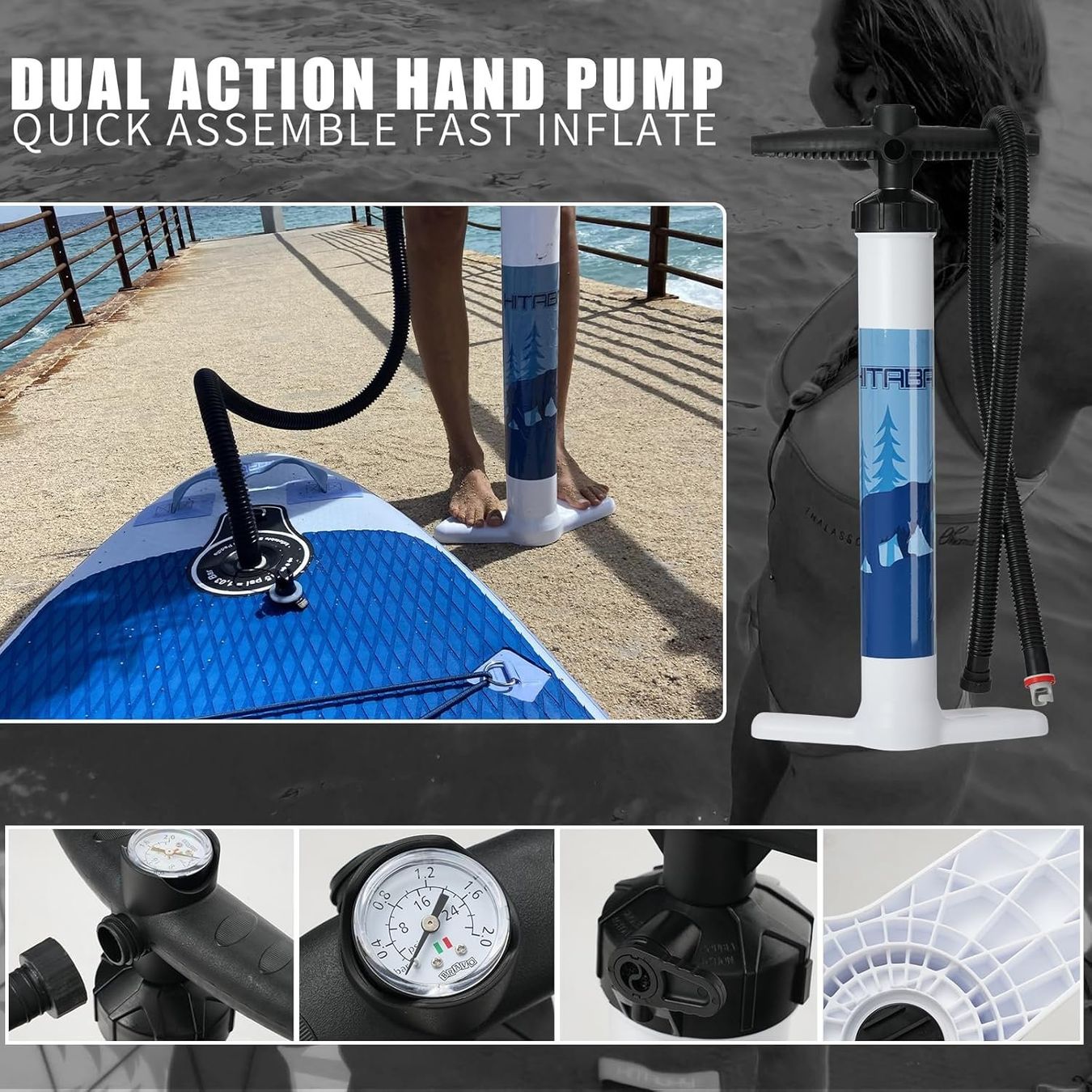SUP Board 335 cm aufblasbar Set Paddleboard Stand Up (Neuf avec ...