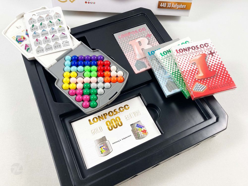 LONPOS 808 Pyramid Puzzle Brain Game Spiel OVP komplett Gold (Neu ...