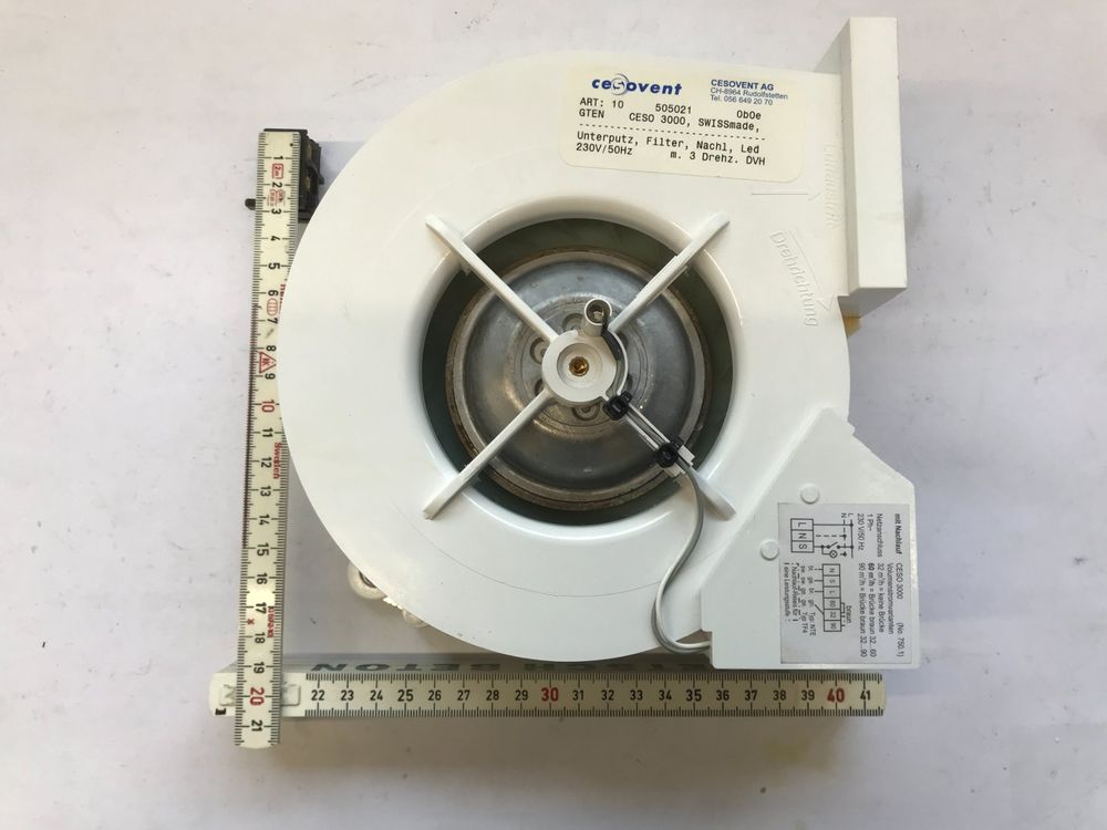 Ventilator 230V "Cesovent" (Gebraucht) in für CHF 14 – mit Lieferung auf Ricardo kaufen
