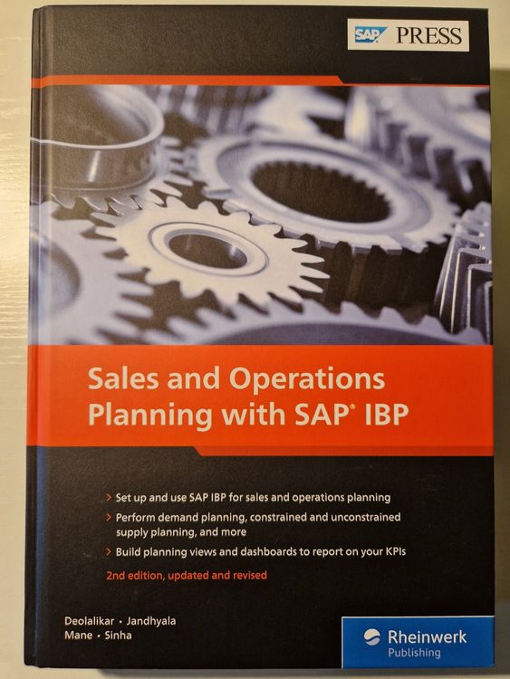 Sales and Operations Planning with SAP IBP -2nd edition 2023 (Neu ...