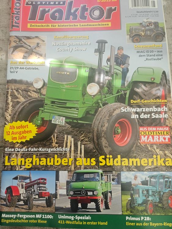 Oldtimer Traktor 5/13 Massey MF 1100 Unimog Deutz DA 110 xa (Gebraucht) in Flawil für CHF 16 ...