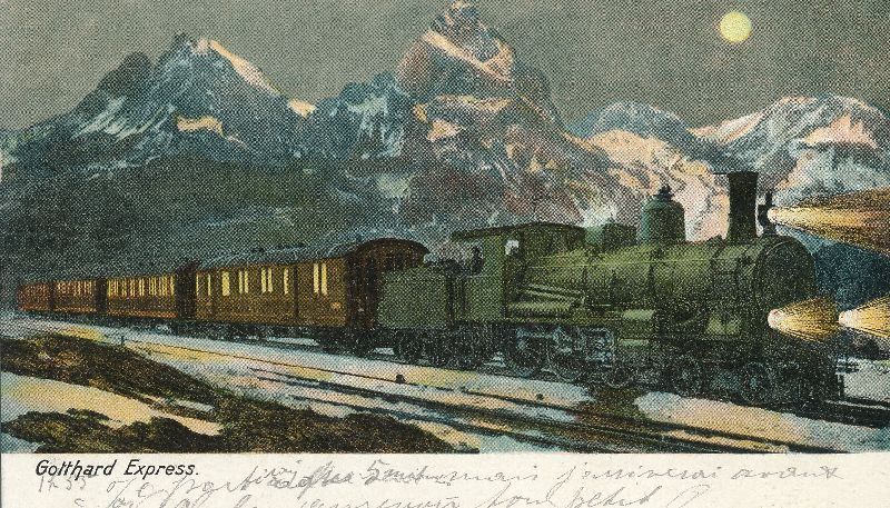 Gotthard Express - Litho + 1904 TOP (Gebraucht) in Emmenbrücke für CHF ...