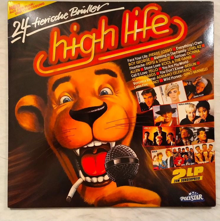 High Life - 24 Hits / 2 LP's 80er Jahre / Yello, Level 42 ua (Gebraucht ...