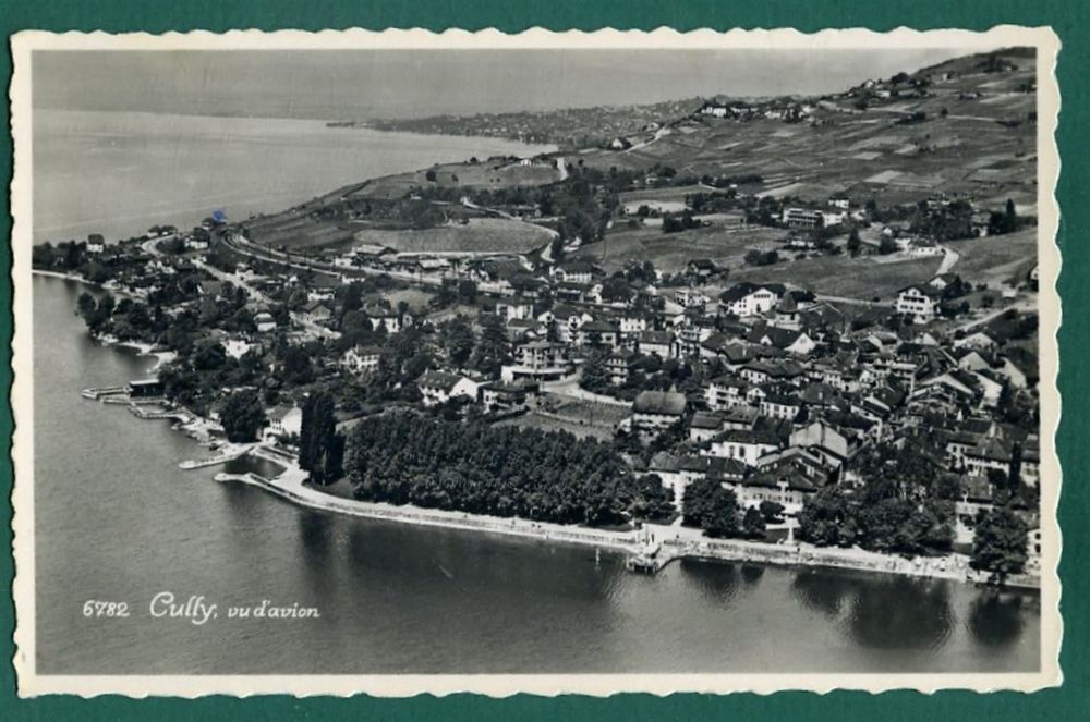 Cully, vue d'avion, 1956 (Gebraucht) in Sargans für CHF 1 – mit Lieferung auf Ricardo kaufen