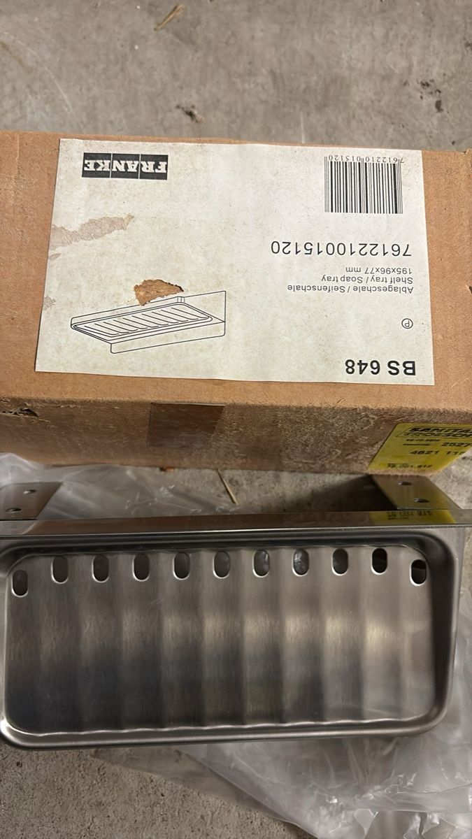 5× Franke BS 648 Seifenschale / Ablageschale – Neu (Neu (gemäss ...