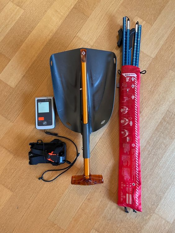LVS-Set: Mammut Barryvox + Lawinensonde + Lawinenschaufel (Gebraucht ...