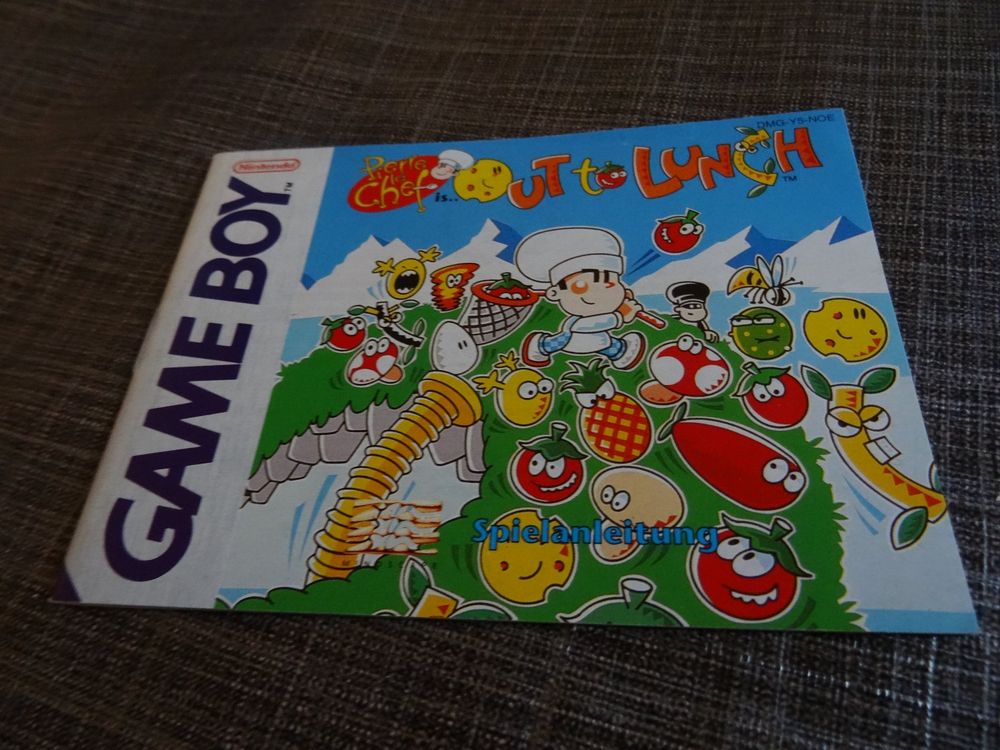 Anleitung Pierre le Chef - Out to Lunch (NOE) GAMEBOY (Gebraucht) in ...