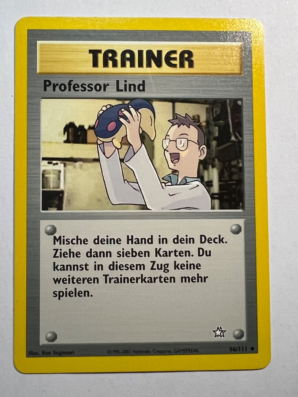 Trading Card Neo Genesis Nr. 96/111 Professor Lind 🇩🇪 (Gebraucht) in ...