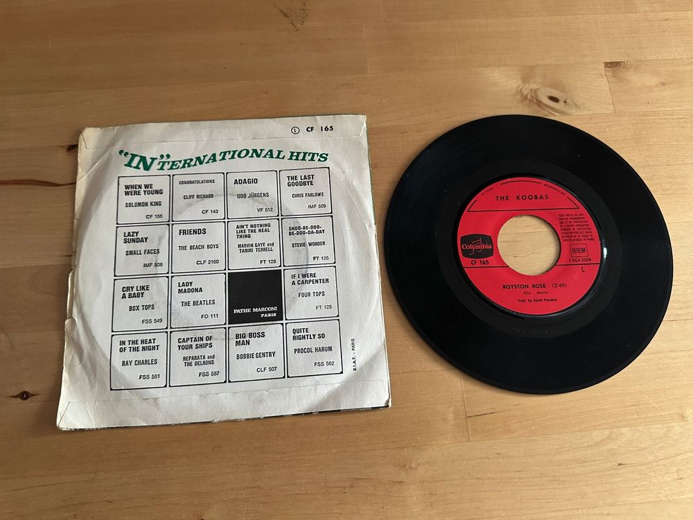 THE KOOBAS Super rare Where are the friends Single 1968 Kult (Gebraucht ...