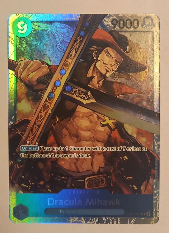 One Piece Card Game TCG Dracule Mihawk OP01-070 (Neu (gemäss ...