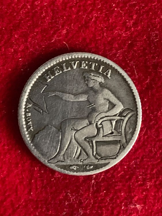 1/2 Franc 1851 Bern - REGRAVURE SATYRIQUE - SS / TTB - RARE (D'occasion) à LE LIGNON pour CHF 35 ...