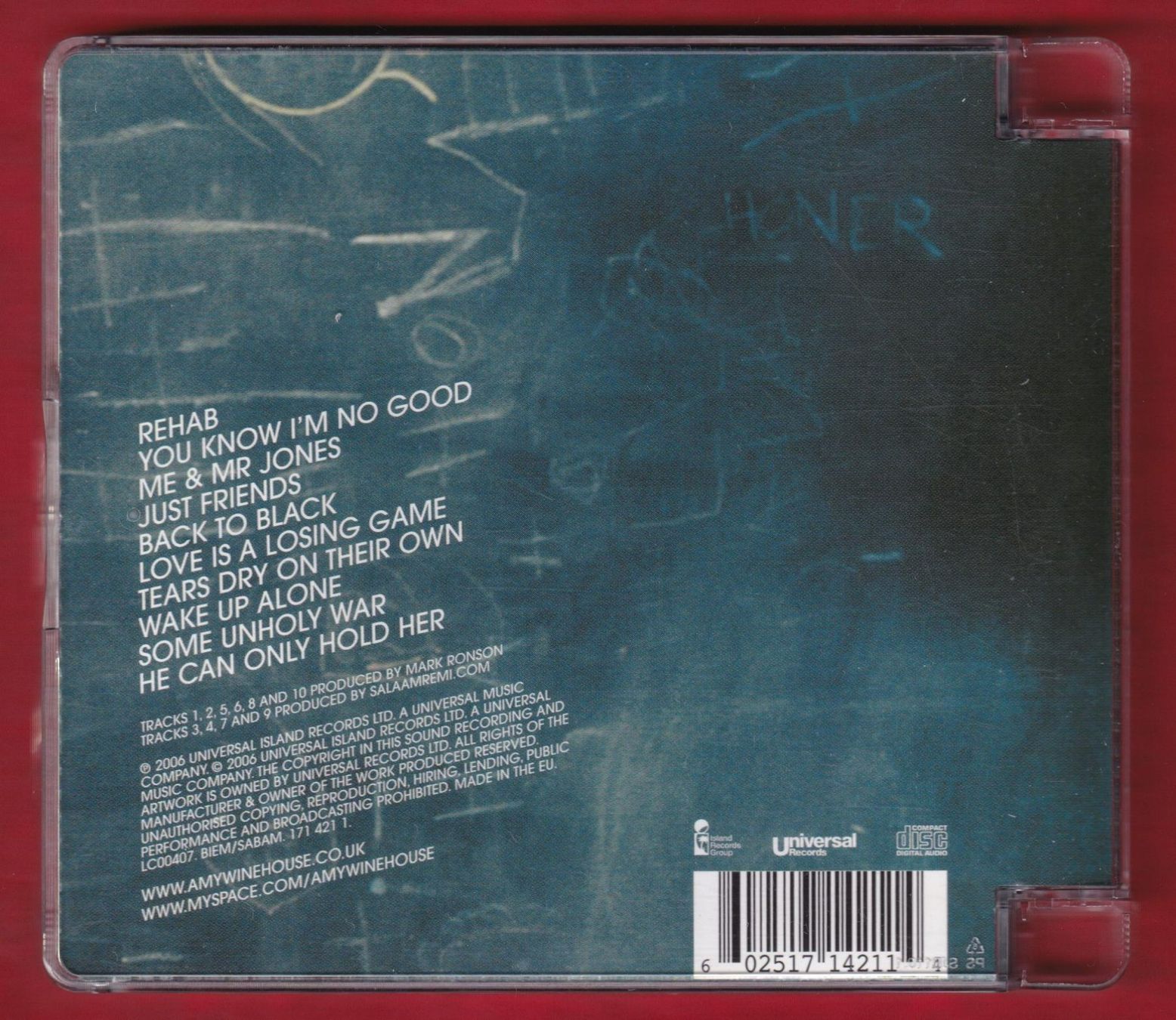 Amy Winehouse - Back To Black (CD) (Gebraucht) in Zürich für CHF 5 ...