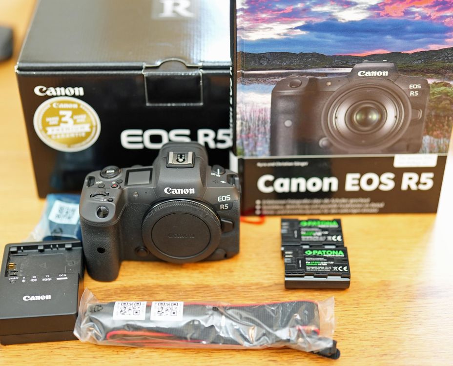 Canon EOS R5 Vollformat Kamera Body (Neu (gemäss Beschreibung)) in Winterthur für CHF 2000 – mit ...