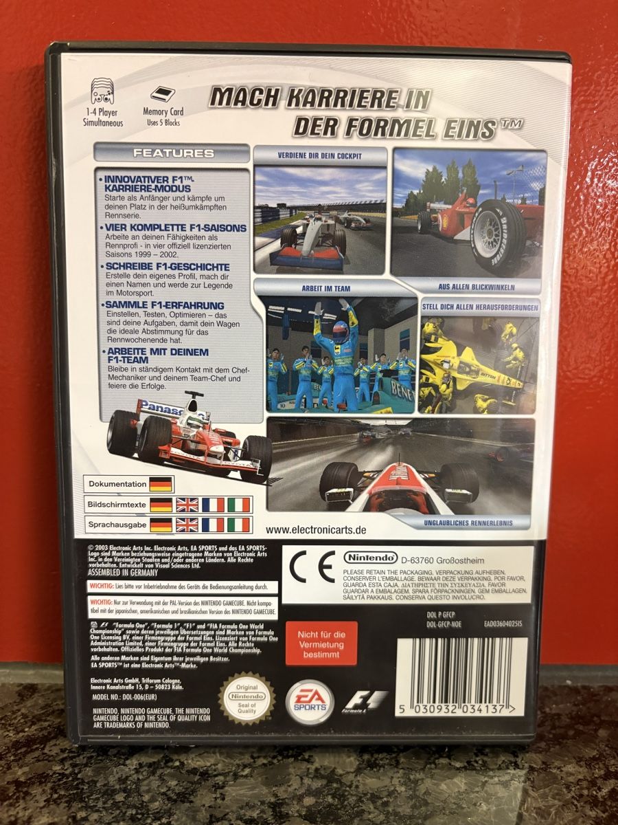 Nintendo GameCube: EA Sports F1 Career Challenge (Gebraucht) in ...
