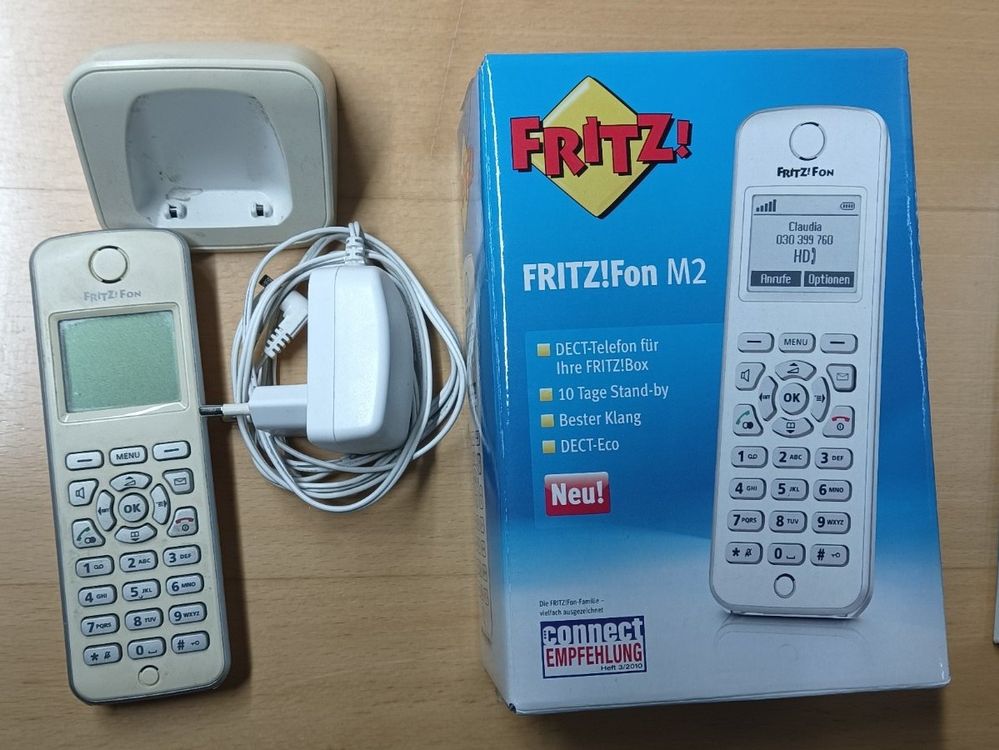 Fritz Fon DECT Telefon M2 (Gebraucht) in Vauderens für CHF 5 – mit ...