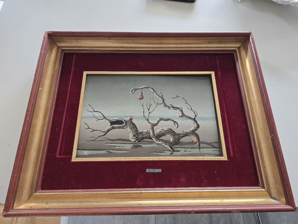 Villanti Ölgemälde "L'ultimo Frutto" von 1978, Vintage. (Gebraucht) in ...