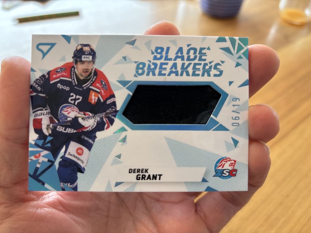 Derek Grant Blade Breakers 06/19 ZSC Sammelkarte 2024/25 (Neu (gemäss Beschreibung)) in ...