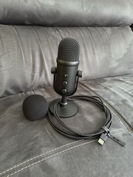 Razer Seiren V2 Pro Gaming-Mikrofon – Schwarz (Gebraucht) in Täsch für ...