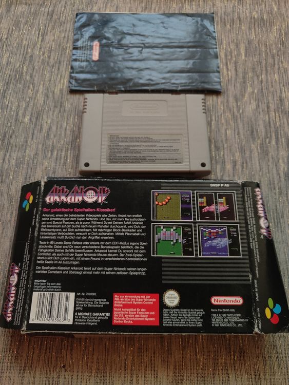 Arkanoid Ooh It Again - Super Nintendo (PAL) Complet 🎮 🔥 (Gebraucht) in ...