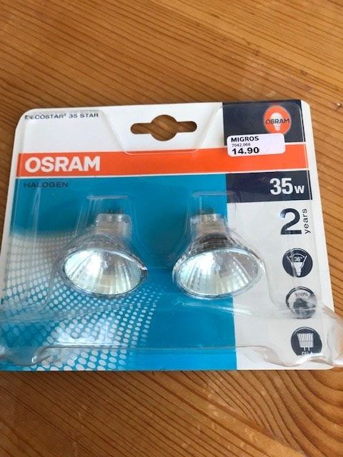 Osram Halogen Decostar 35/35W 6Stück | Kaufen auf Ricardo