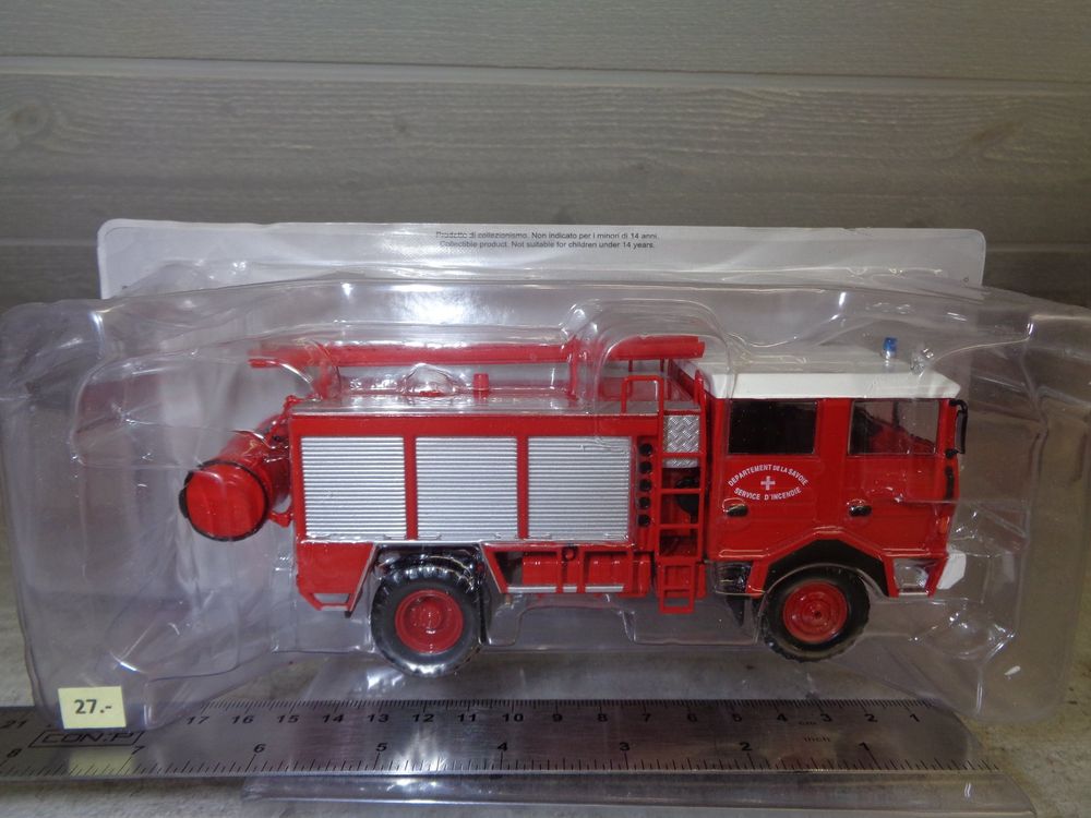 Hachette 1:43 Camion Pompier LKW Berliet GBD 1979 (Neuf avec emballage ...