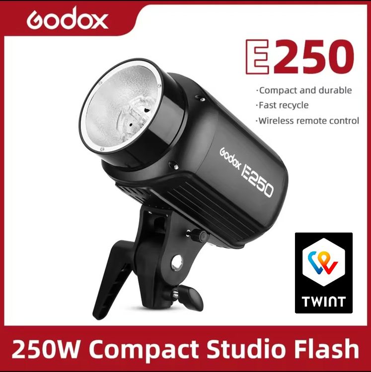 Godox-Lampe E250 PR stroboscopique de studio sans fil 250WS (Neuf avec ...