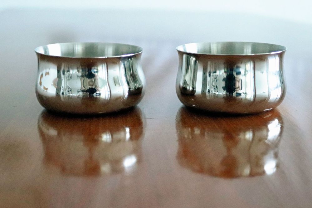 2 edle Apéro-Schälchen aus Edelstahl *erik bagger denmark* | Kaufen auf ...