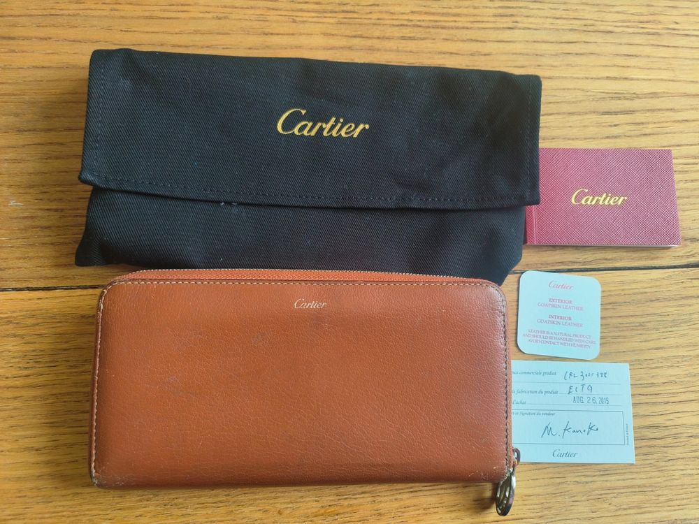 Cartier brown wallet / Portermonie | Kaufen auf Ricardo