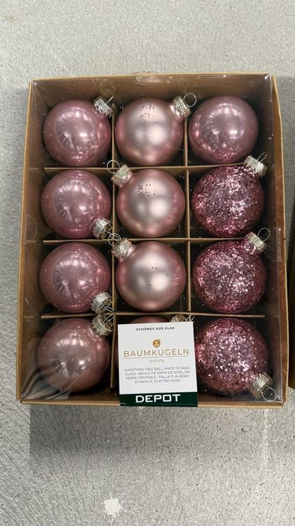 Wunderbar Weihnachtskugeln Sale Depot Bild