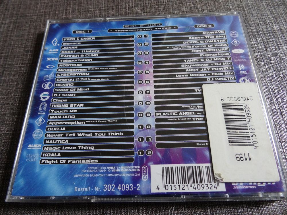Trancemaster 23 - Beyond the Millenium CD (Gebraucht) in für CHF 3 ...