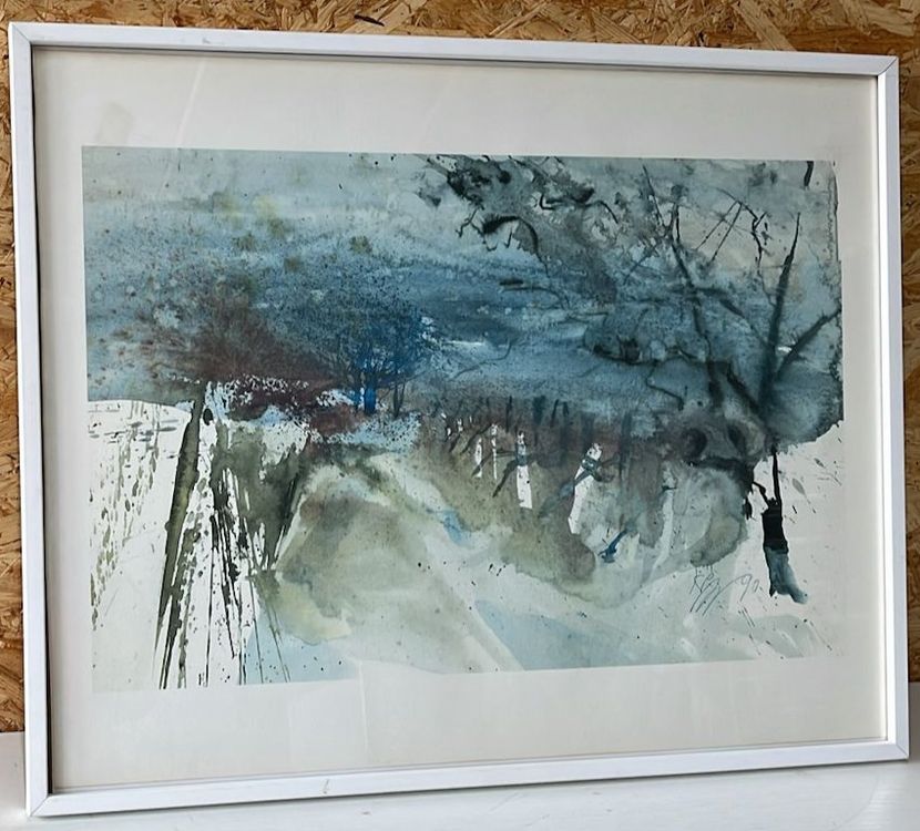 Aquarell Landschafts- Szene, signiert Ernst Kopp (ID M296) | Kaufen auf Ricardo