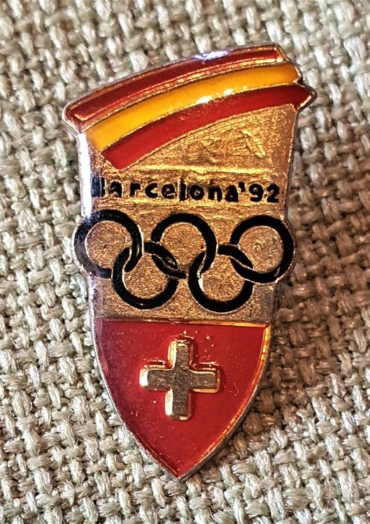 x7 - Pin Barcelona 92 Olympiade Team Schweiz (Gebraucht) in Reinach BL für CHF 1 – mit Lieferung ...