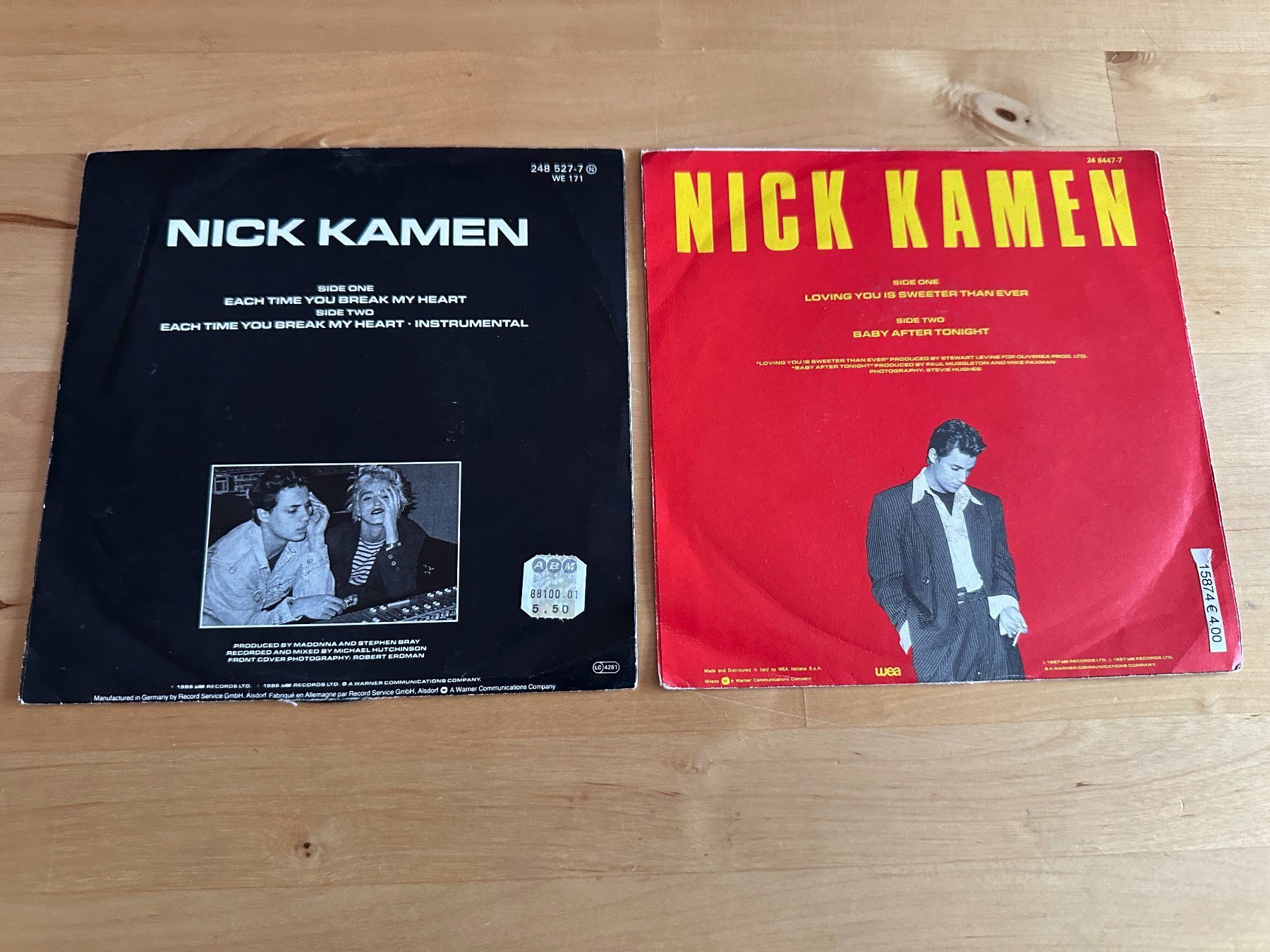 NICK KAMEN MADONNA tolle Singles 80's Top Kult Hits Special (Gebraucht ...