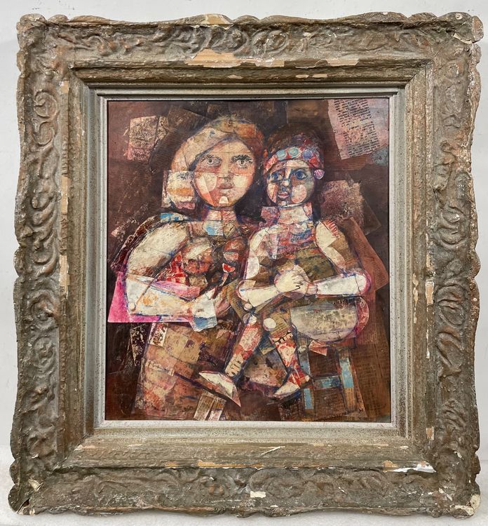 Sehr Interessante Mischtechnik Collage unleserlich Signiert (Gebraucht) in Root für CHF 70 – mit ...