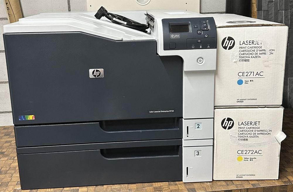 HP M750 (Farblaser A3, Duplex, inkl. Toner) | Kaufen auf Ricardo