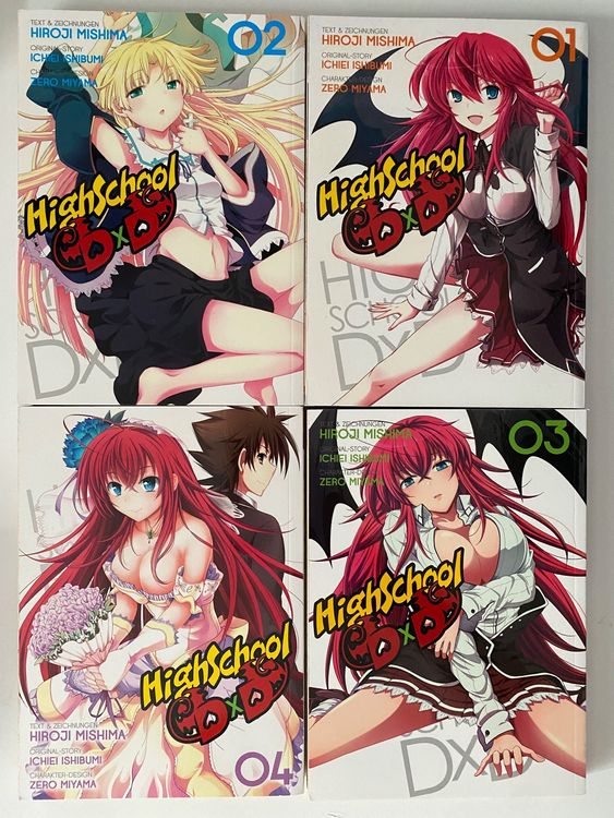 Highschool DxD Band 1-4 | Kaufen auf Ricardo