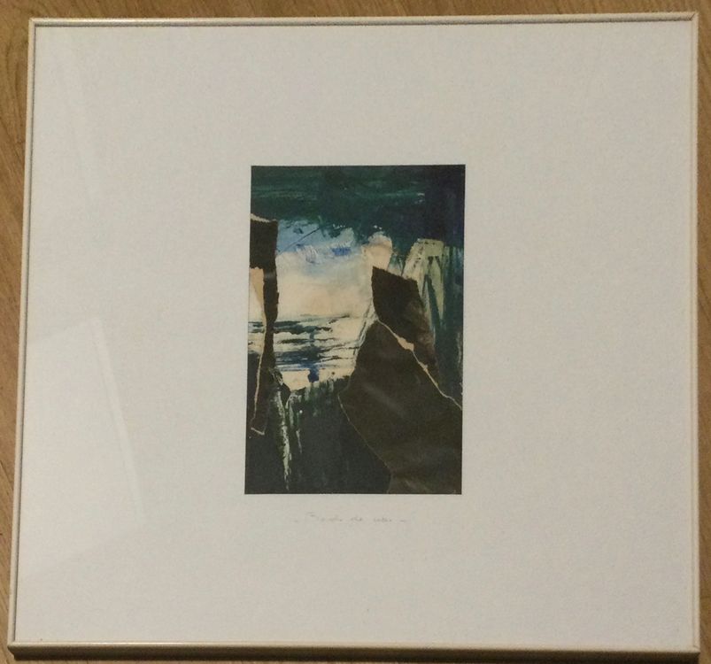 Claudine GRISEL (1943) Abstrakte Mischtechnik Collage (Gebraucht) in Root für CHF 5 – mit ...