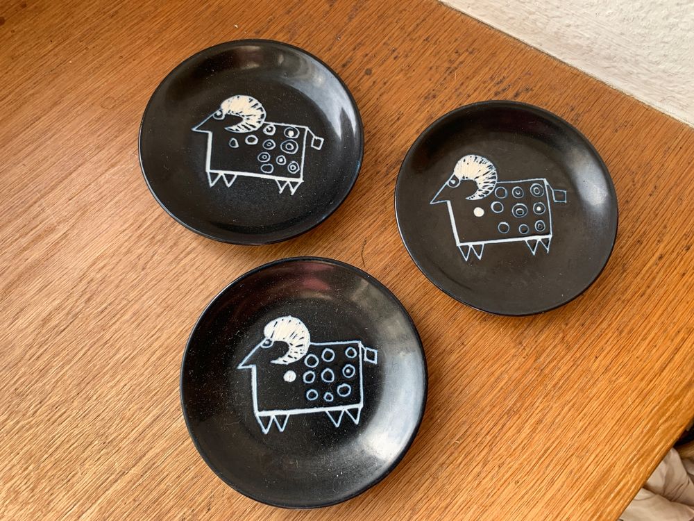 3 x Arabia Finland Widder modell Tarina 1968 Eira Kaar (Gebraucht) in ...