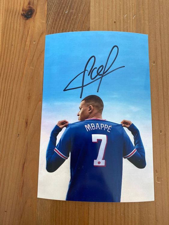 Kylian Mbappe Autogramm (Gebraucht) in Ottenbach für CHF 9 – mit ...