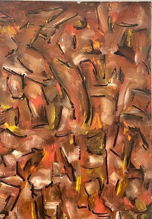 Grosse Interessante Abstrakte Öl Gemälde (Gebraucht) in Root für CHF 10 – mit Lieferung auf ...