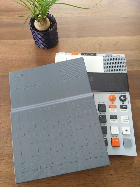 Decksaver/Cover grau für Teenage Engineering EP-133 K.O. II (Neu und ...