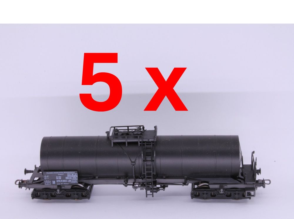 5 wagons citerne 4356C de Roco (Gebraucht) in Peseux für CHF 25 – mit ...