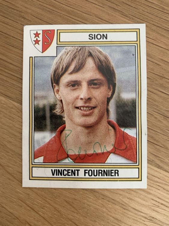 FC Sion 7 Original unterschriebene Panini Bilder 1984 (Gebraucht) in ...